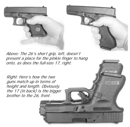 GLOCK G17 Gen 3 Full Size vs G26 Gen 3 Subcompact Reviewed