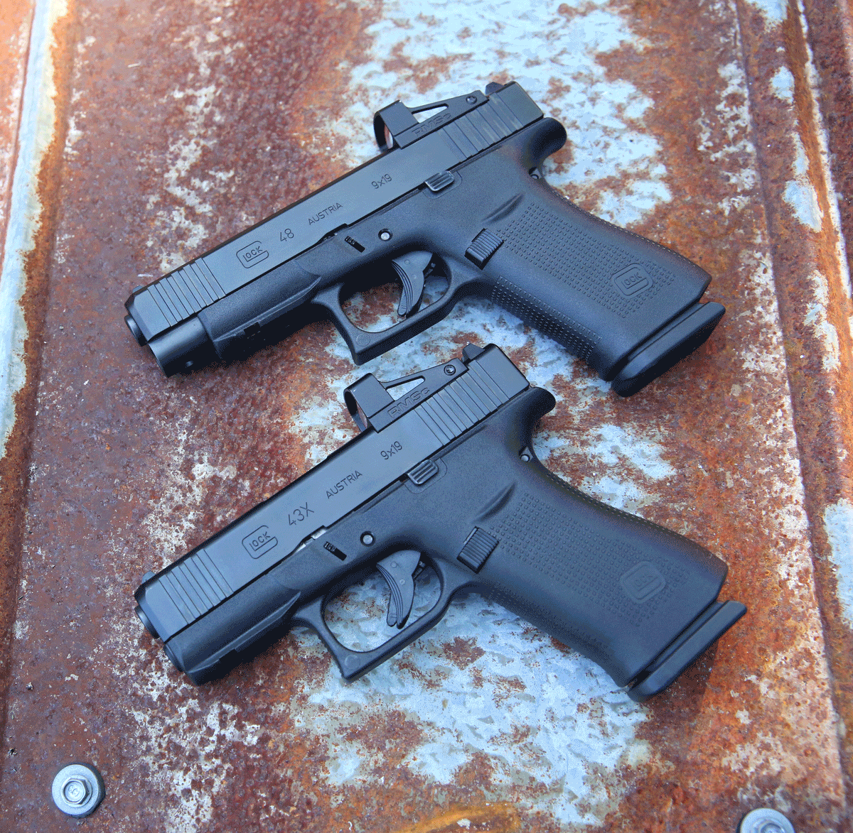 GLOCK 43X and GLOCK 48 MOS Models Introduced