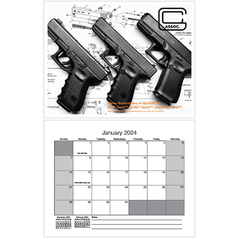 2024 Glock Collectors Association Calendar