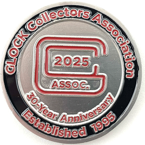 NEW! 2025 Limited Edition Glock Collectors Association Challenge Coin