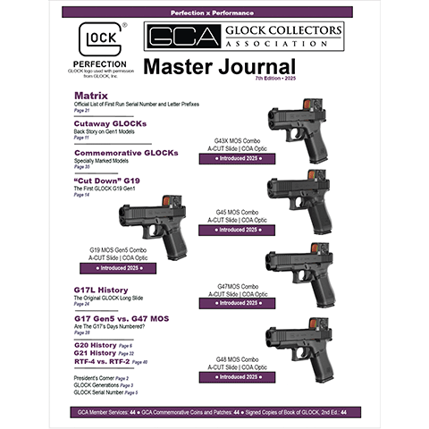 NEW! Master Journal, 7th Edition Revised 2025: New GLOCK Serial Num...